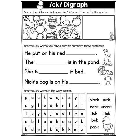 Phonics Digraph CK Worksheet STATE FONTS Top Teacher