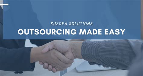 Outsourcing Made Easy A Step By Step Handbook Kuzopasolutions