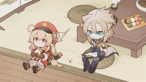 Klee And Albedo Chibi Enjoying Inazuma YouTube