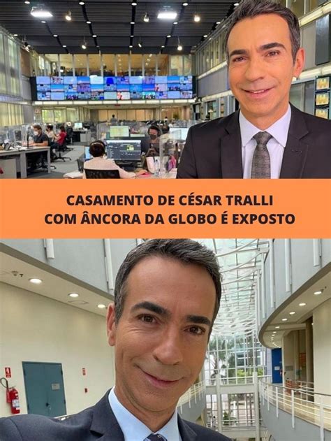 Casamento De C Sar Tralli Ncora Da Globo Exposto Tv Foco