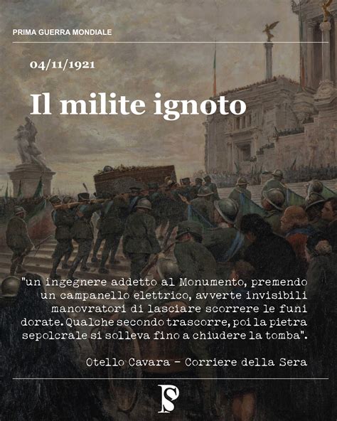 Il Milite Ignoto Pagine Di Storia