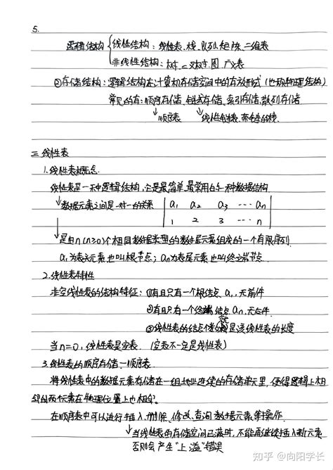 计算机二级选择题手写精华笔记20页∶计算机公共基础知识（快速搞定） 知乎