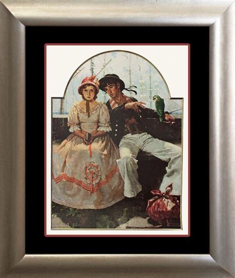 Sold At Auction Norman Rockwell Norman Rockwell Voyager Lithograph