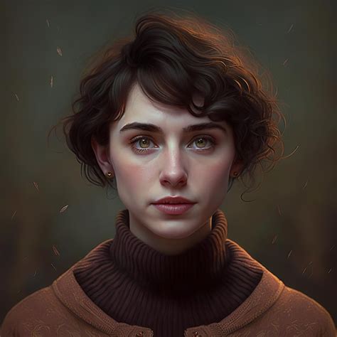 Premium Photo Digital Art Of Pretty Lady