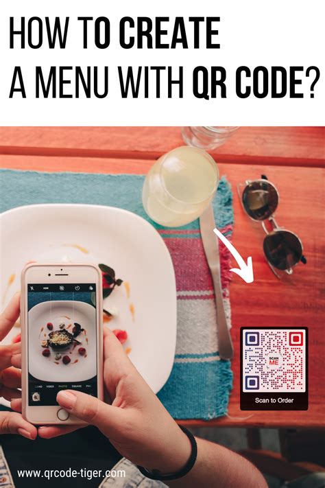 Menu With Qr Code How To Create A Menu With Qr Codes Menu Qr Code