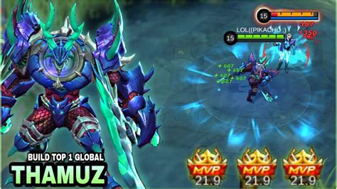 THAMUZ BEST BUILD 2022 UNLIMITED LIFESTEAL BUILD TOP 1 GLOBAL