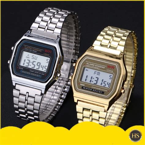 RELÓGIO CÁSSIO RETRÔ WR DIGITAL LED UNISSEX ELETRONIC VINTAGE e CÁSSIO