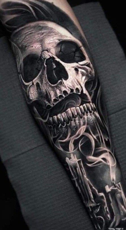 50 Skull Sleeve Tattoos For Men Masculine Design Ideas Artofit