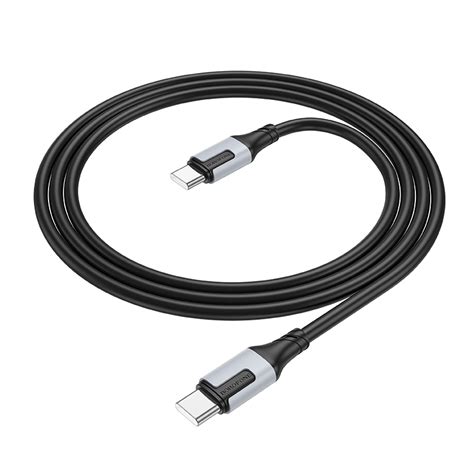 Borofone Cable BX101 Creator Type C To Type C 60W 3A 1 Metre Black