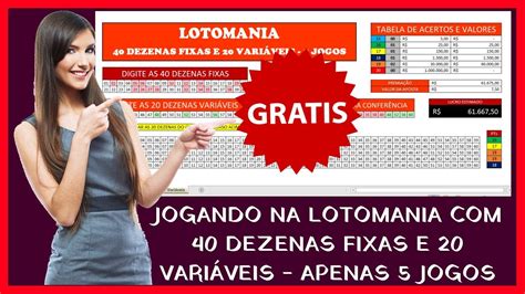 Jogando Na Lotomania Dezenas Fixas E Vari Veis Em Jogos