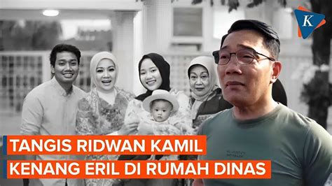 Ridwan Kamil Menahan Tangis Kenang Eril Saat Keluar Dari Rumah Dinas