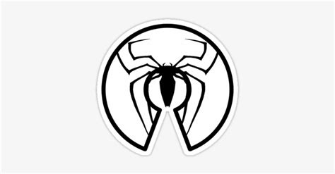 Black And White Spiderman Logo