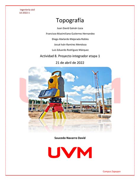 Actividad 8 Proyecto integrador etapa 1 L6 2022 Topografía Juan