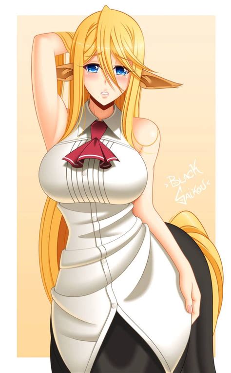 Centorea By BlackSaikou Monster Musume Girls Making Out Monster