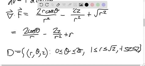 solved use the divergence theorem to find the outward flux of 𝐅 across the boundary of the