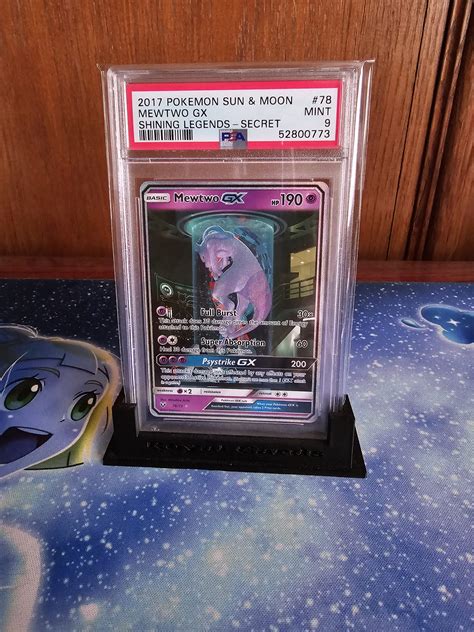 PSA 9 Mewtwo GX Secret Rare Shining Legends