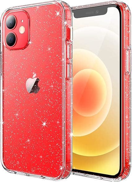 JETech Glitzer Hülle für iPhone 12 Mini 5 4 Zoll Bling Glitter