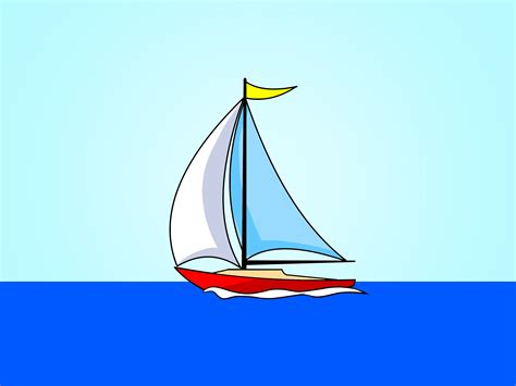 Sail Boat Drawing ClipArt Best