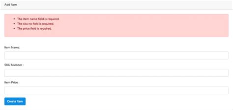 Laravel Form Validation Tutorial With Example Nuffing