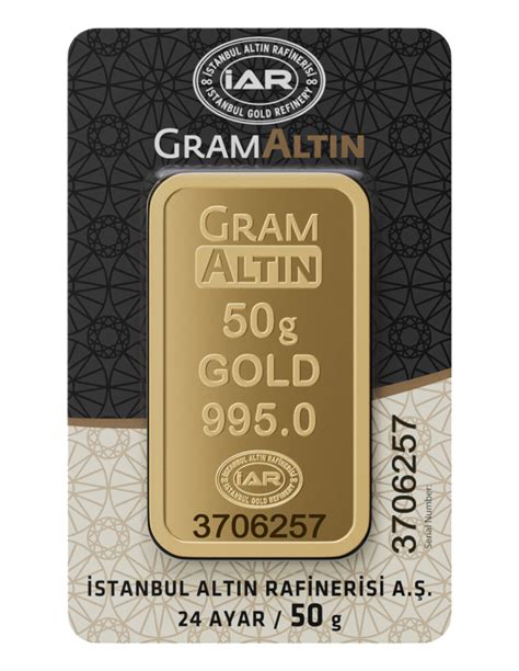50 gr Fiziki Altın Teslim Ücreti GRAM ALTIN 50 gram Altın Havalesi ile