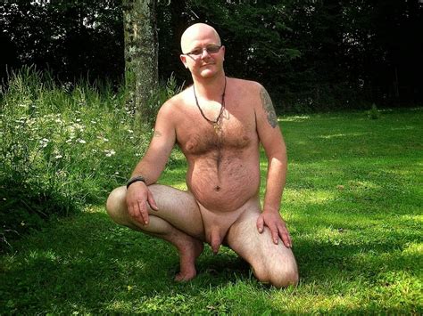 Variety Of Bears Nude Squatting Man