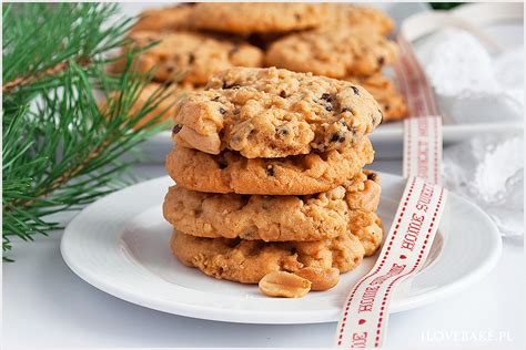 Ciastka z masłem orzechowym i czekoladą ILoveBake pl