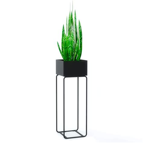 NuSILKROUTE Tall Metal Plant Stand Flower Pot Stand Indoor Plant