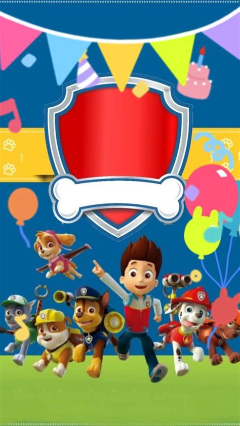 Video Invitaci N Cumplea Os Santiago Pawpatrol Hacer Invitaciones De