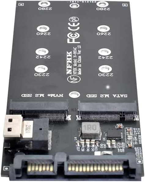 NFHK SFF 8654 A U2 Kit NGFF M Key To Slimline SAS NVME PCIe SSD SATA