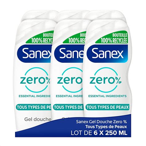 SANEX Gel Douche Sanex Zéro Tous Types de Peaux Essential