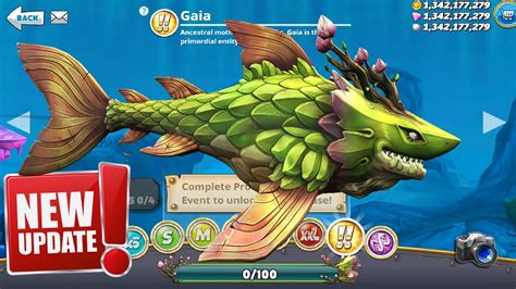 HUNGRY SHARK WORLD GAIA NEW SHARK UPDATE ALL SHARKS UNLOCKED SAVE