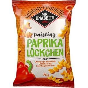 Mr Knabbits Paprika Löckchen 14er Pack 14 x 75 g Amazon de