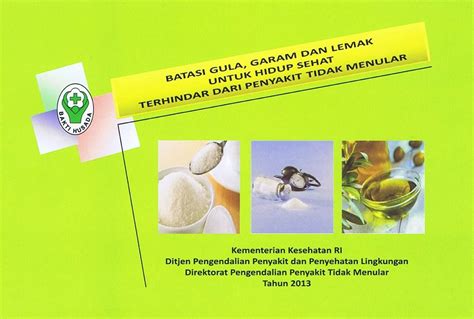 Batasi Gula Garam Lemak Untuk Hidup Sehat Terhindar Dari Penyakit Tidak