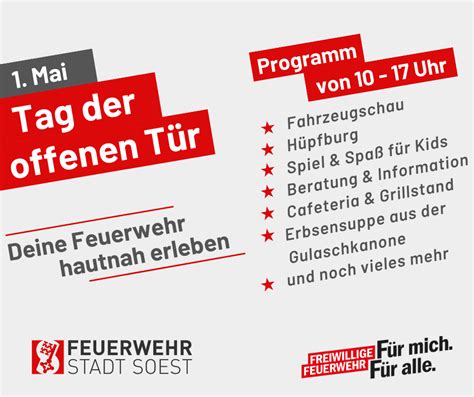 Tag der offenen Tür 2023 Feuerwehr Stadt Soest