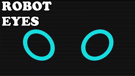 RoboPeep A Cute And Playful Robot Eye Animation With Chirping Sounds