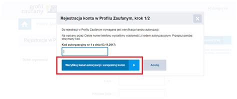 Potwierdzenie Założenia Profilu Zaufanego Co Następuje lipiec 2024
