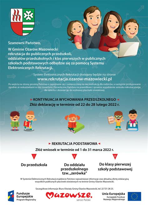 Rekrutacja do klasy pierwszej na rok szkolny 2022 2023 Szkoła