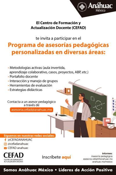 Asesoría pedagógica Universidad Anáhuac México