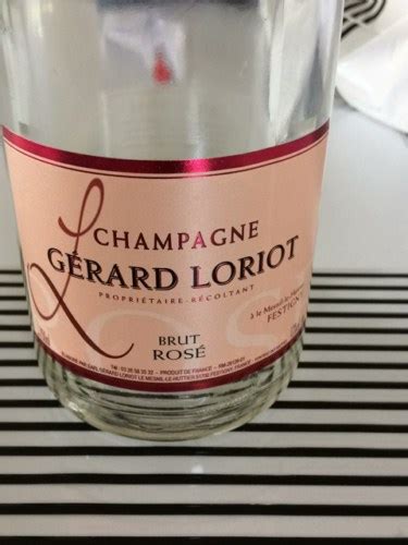 Gerard Loriot Brut Rosé Champagne Vivino US