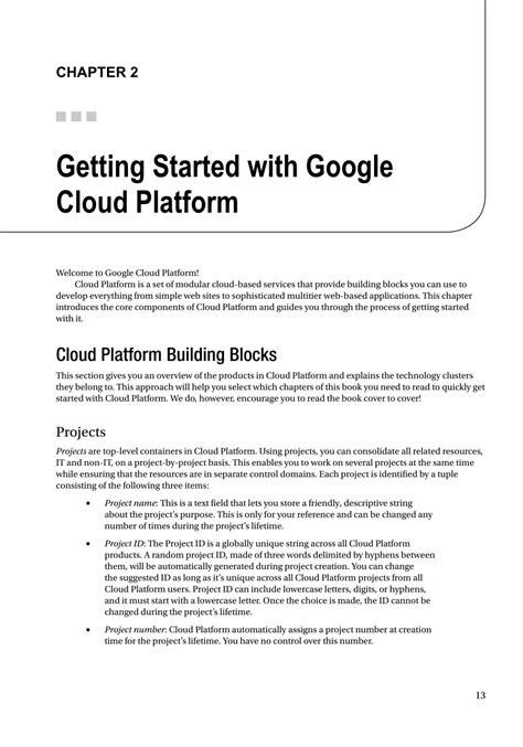 Pdf Getting Started With Google Cloud Platform