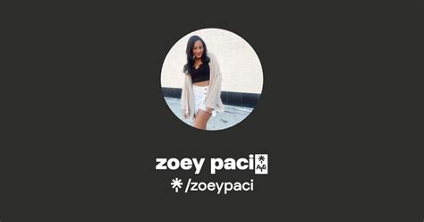 Zoey Paci Instagram Facebook Tiktok Linktree