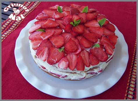 G Teau Aux Fraises Et Au Mascarpone Grignot Nat