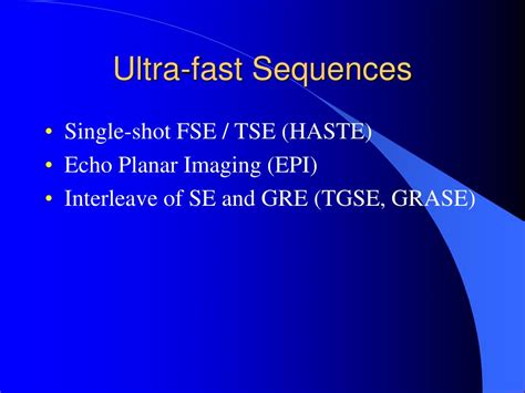 PPT MR Sequences And Techniques PowerPoint Presentation Free