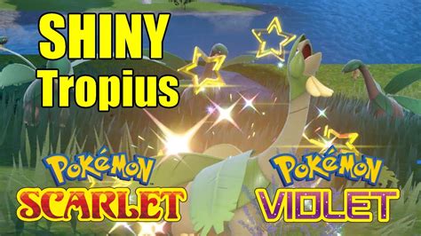 Two Shiny Tropius Pokemon Scarlet Violet YouTube