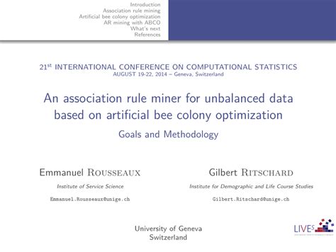 pdf an association rule miner for unbalanced data based on artificial bee colony optimization