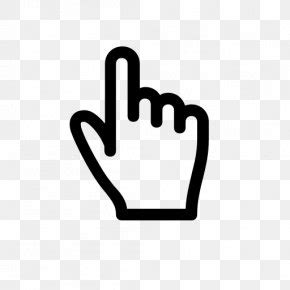 Computer Mouse Pointer Cursor Hand Index Finger Png X Px