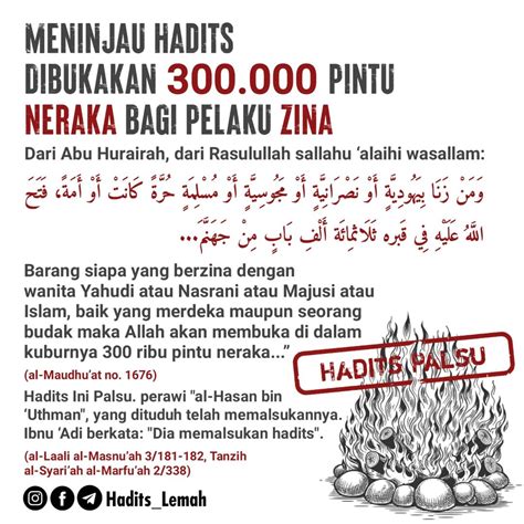 Txtdr Foto Dakwah On Twitter Hadist Palsu Dibukakan 300 000 Pintu