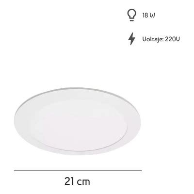 Luz Desing Panel Led W Embutir Plafon Alta Potencia Techo Garantia