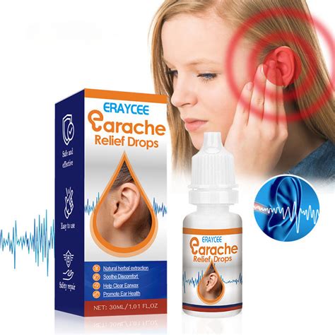 Ear Ringing Relieving Drops Deafness Clean Soften Earwax Canal Blockage