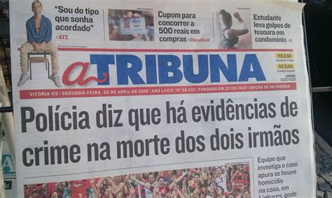 Rep Rter Paulo Maciel Capa Do Jornal A Tribuna F